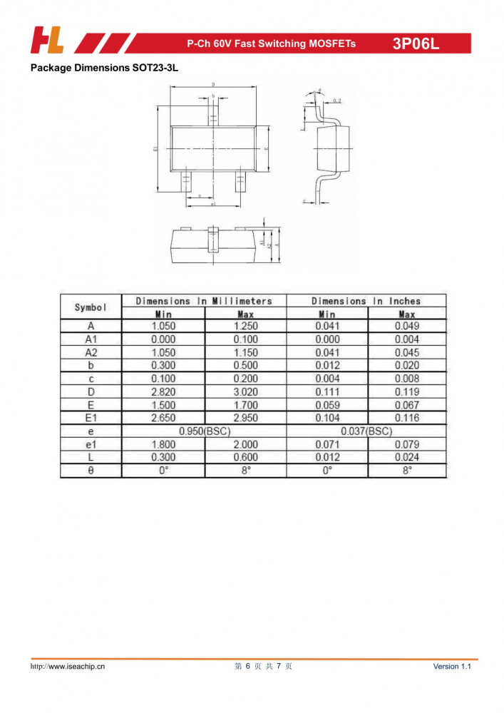 3P06L datasheet page 6