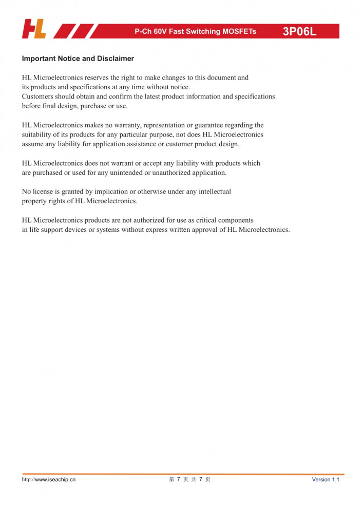 3P06L datasheet page 7