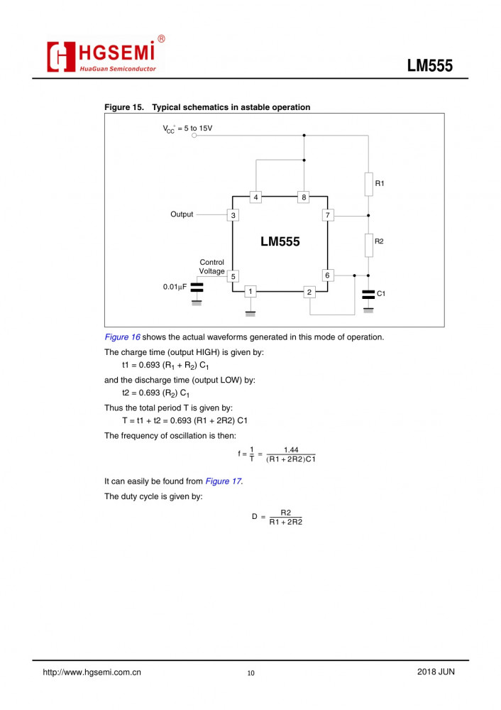LM555M/TR datasheet page 10