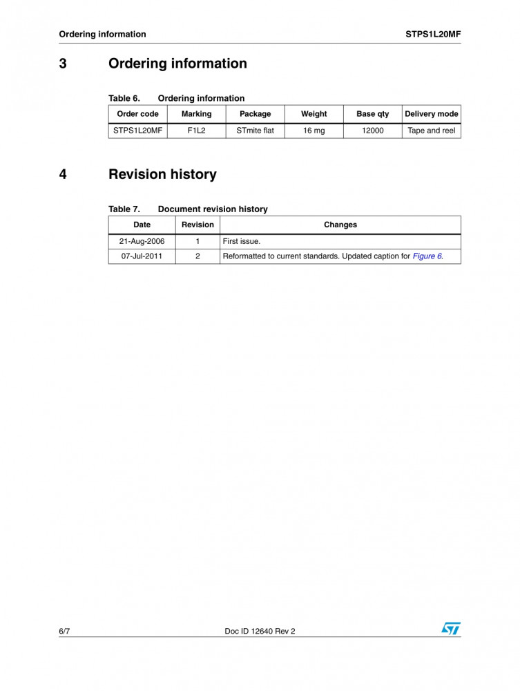 STPS1L20MF datasheet page 6