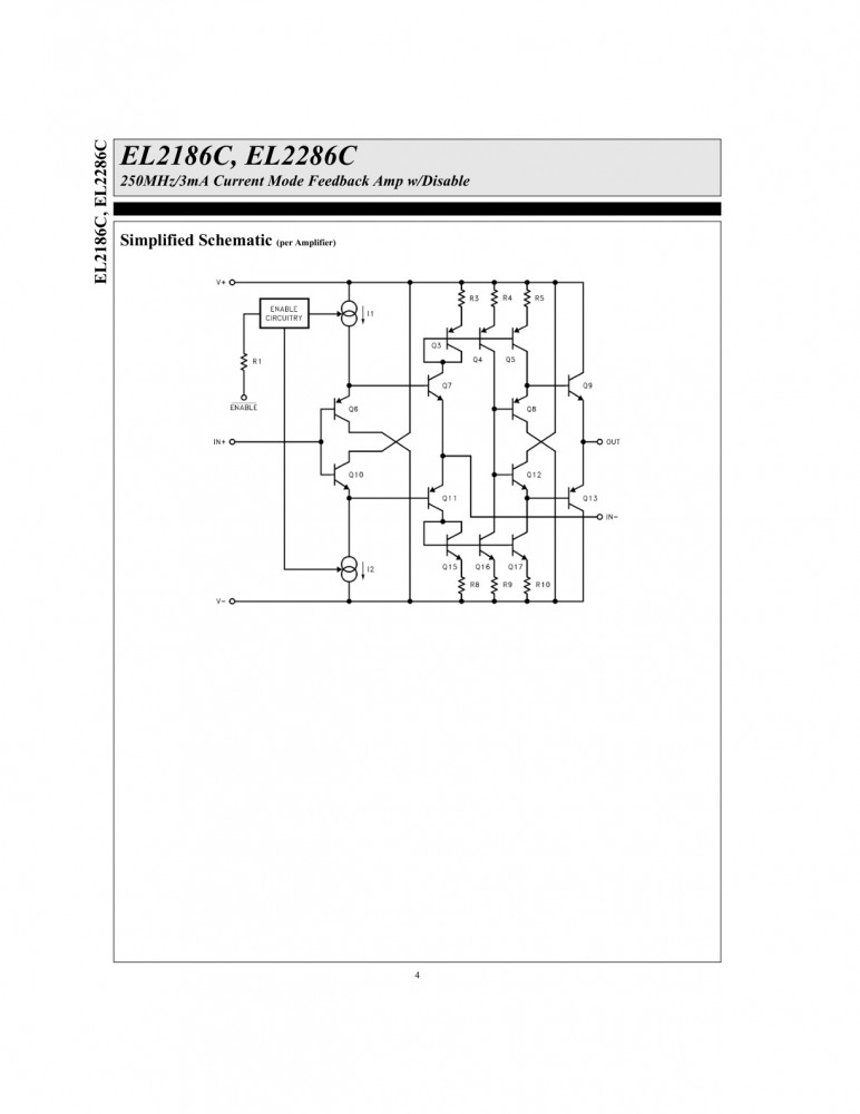 EL2186CS datasheet page 4