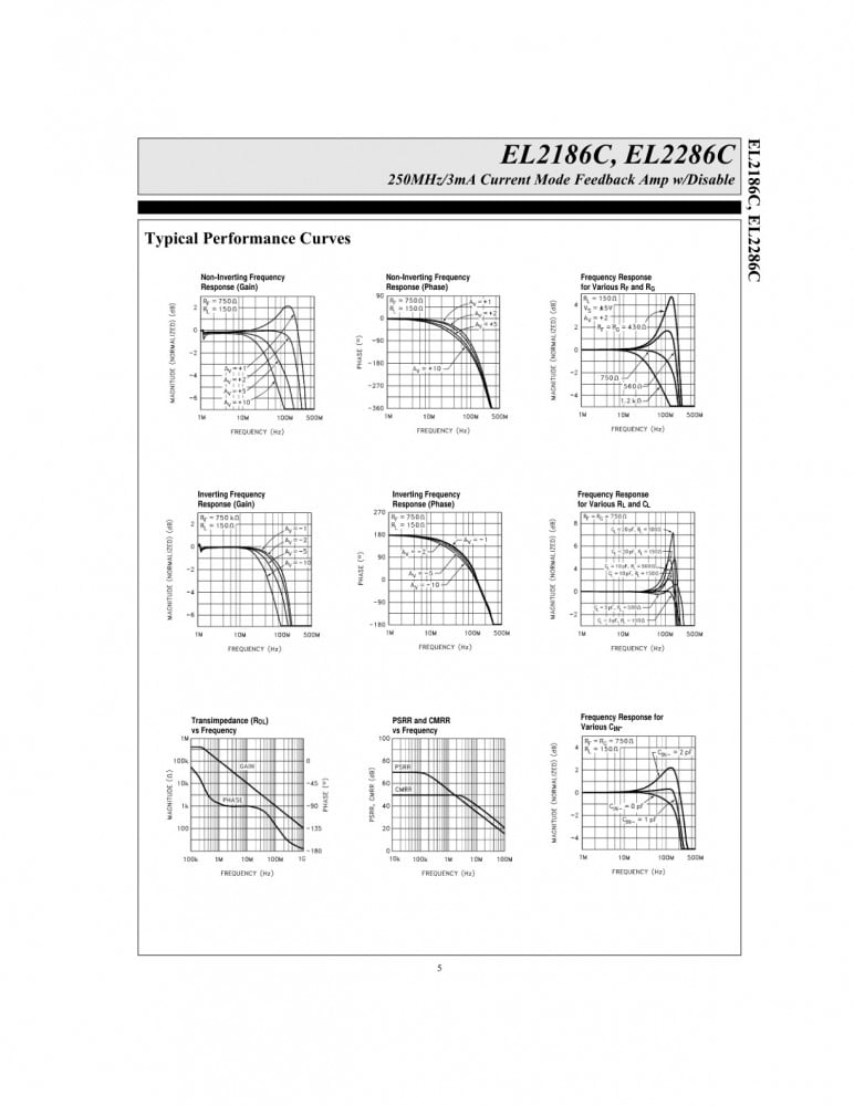 EL2186CS datasheet page 5