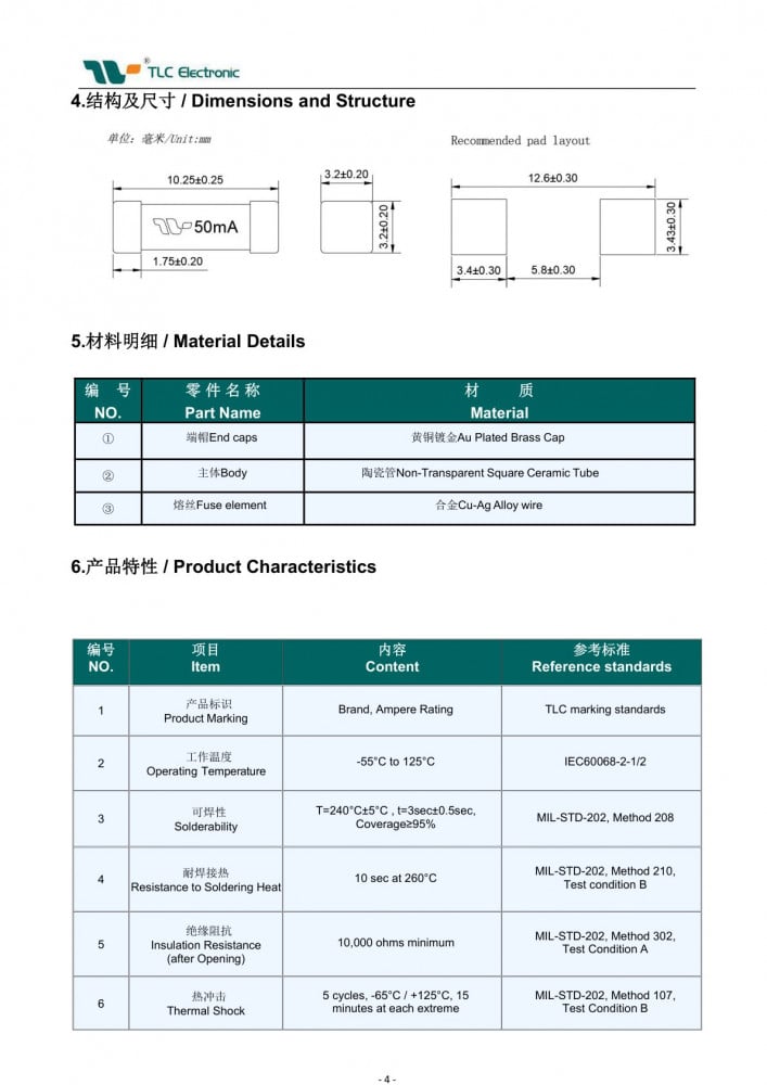 TLC Electronic TB Series datasheet page 4