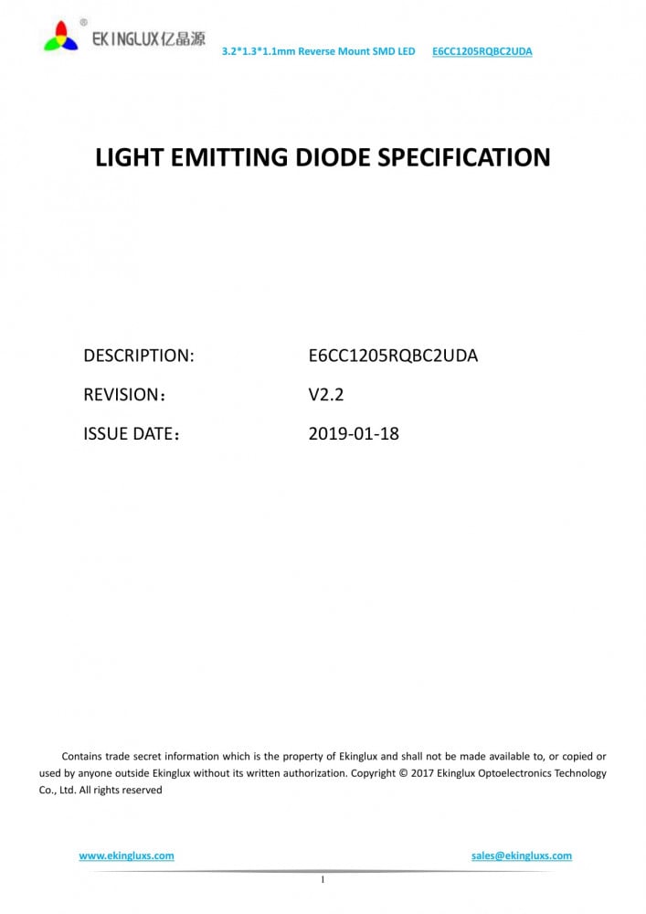 E6CC1205RQBC2UDA datasheet page 1