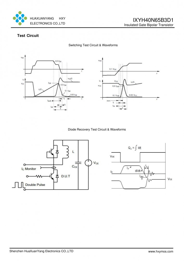 IXYH40N65B3D1-HXY datasheet page 5
