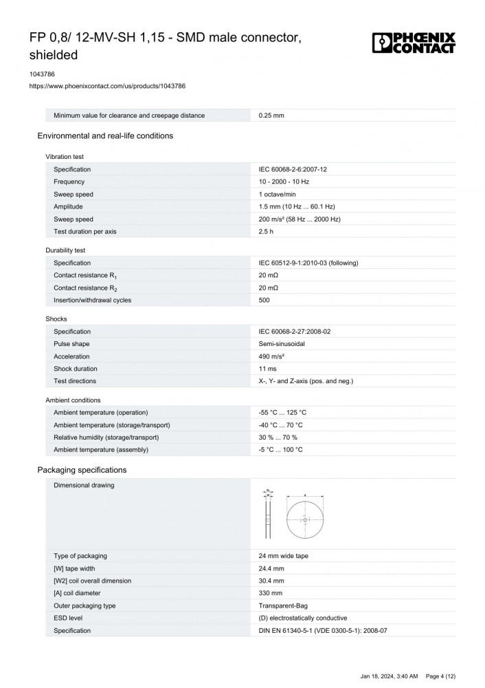 Phoenix Contact 1043786 technical document page 4