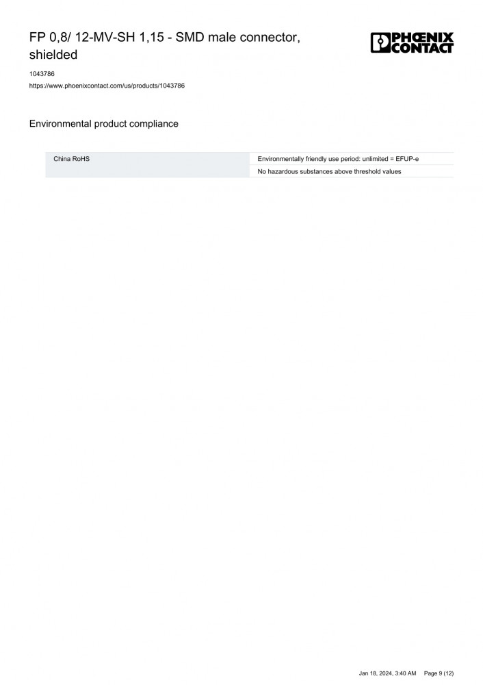 Phoenix Contact 1043786 technical document page 9
