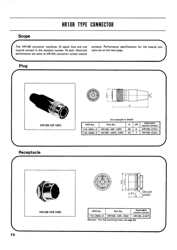 HRS HR10 catalog page 10