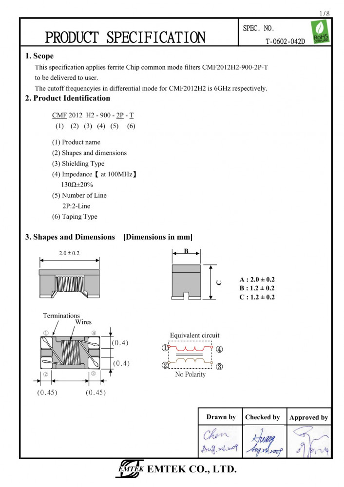 CMF2012H2-900-2P-T specification page 2