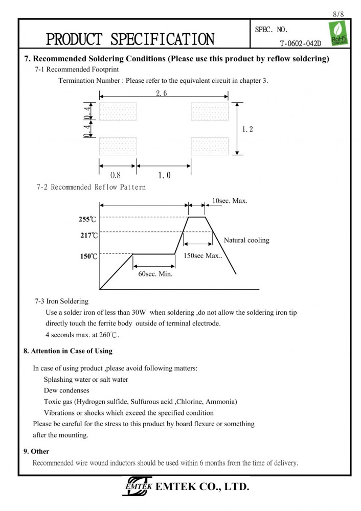 CMF2012H2-900-2P-T specification page 9