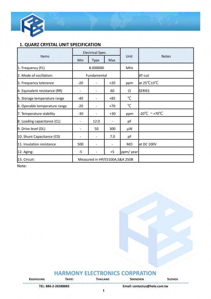 XSA008000DC1H-OX specification page 4