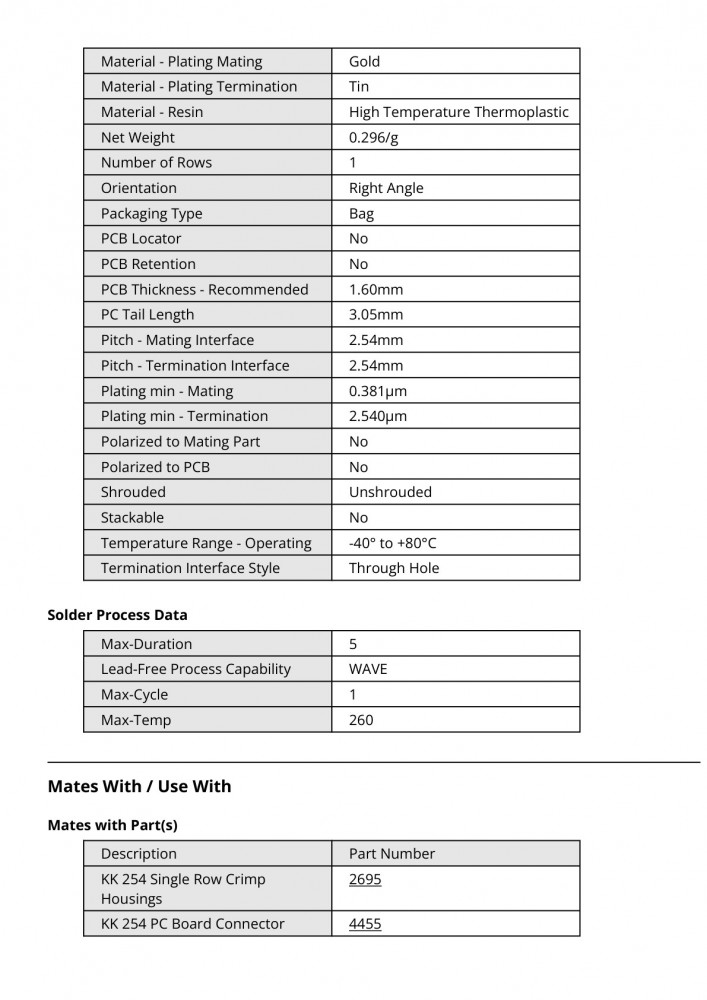 Technical document image 3 for MOLEX 22286042