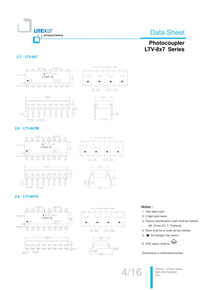 LTV-817 datasheet page 5