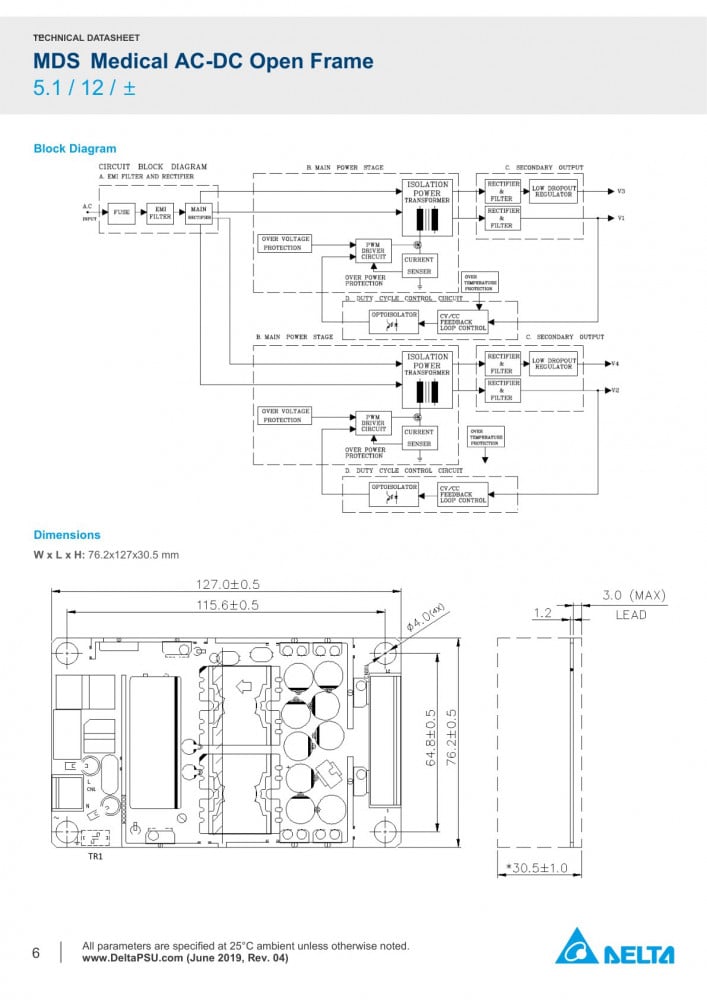 MDS-100AP401 BA datasheet page 6