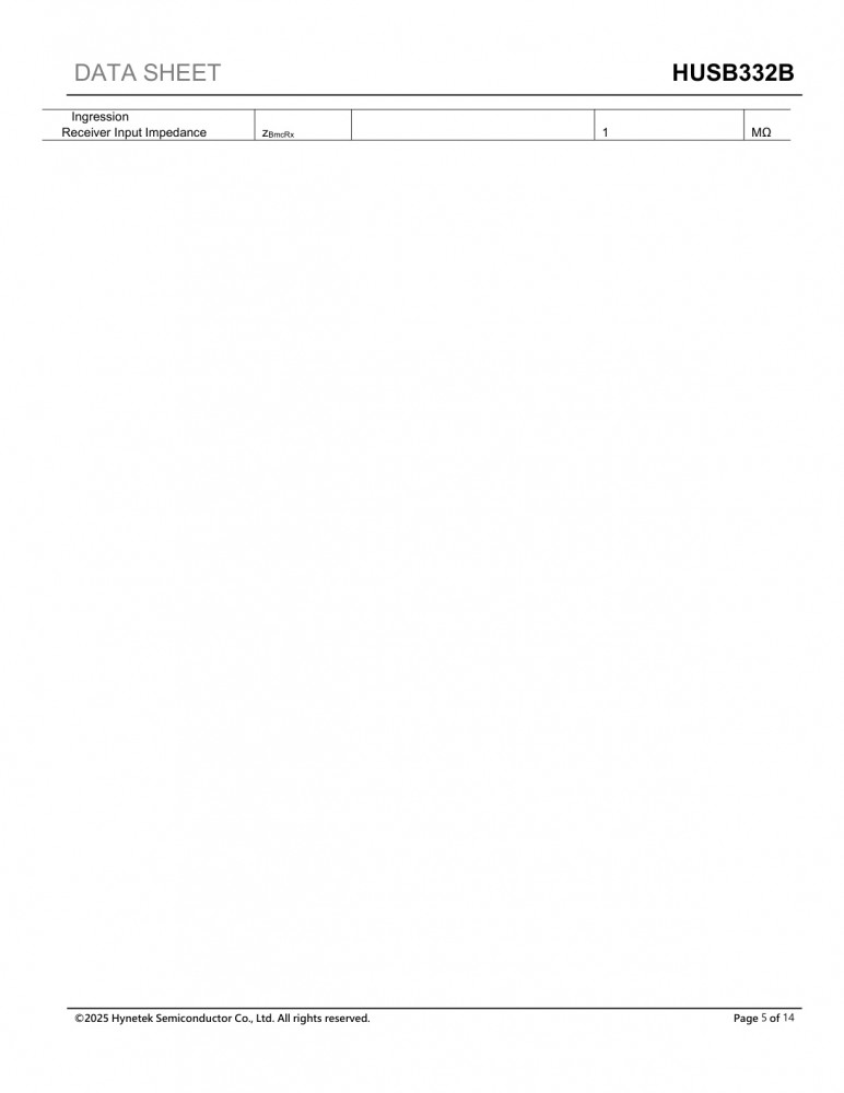 HUSB332B datasheet page 5