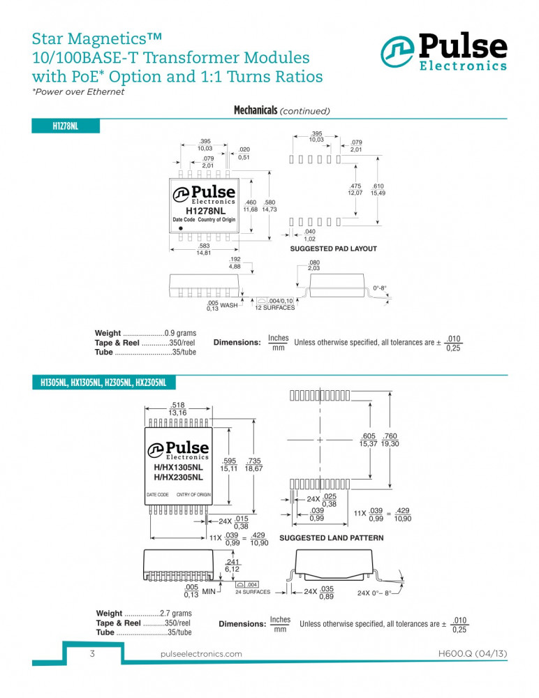 H1259NLT datasheet page 3