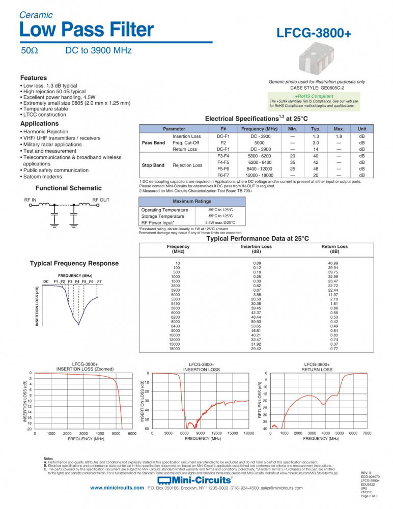 LFCG-3800+ product documentation page 2