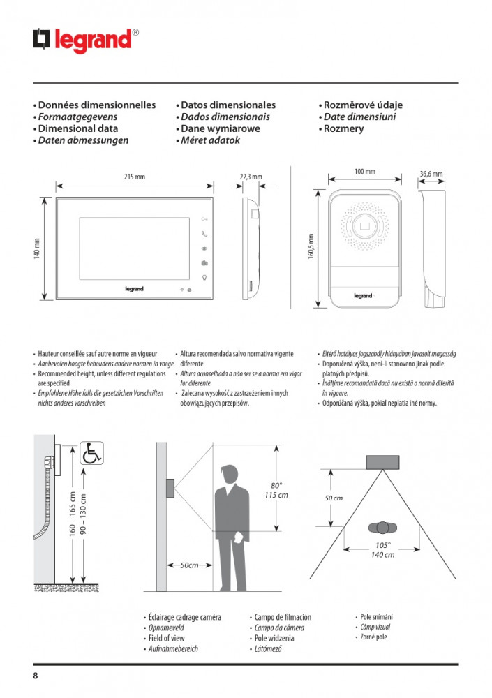 Legrand technical document page 8
