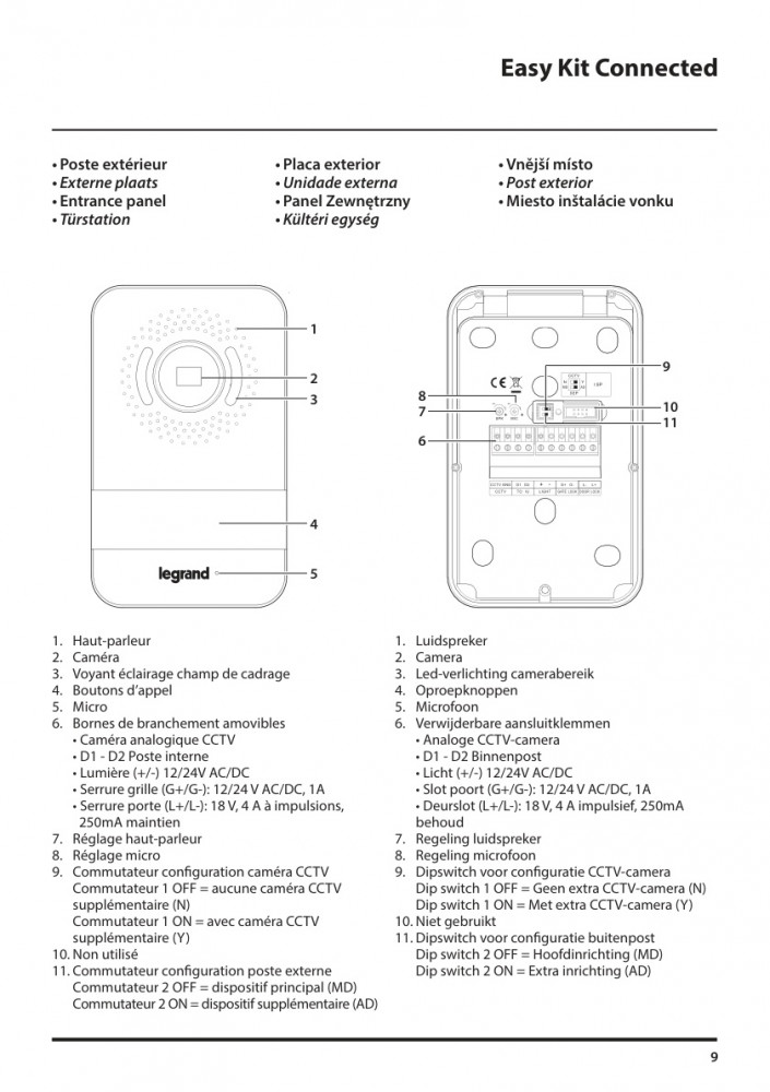 Legrand technical document page 9