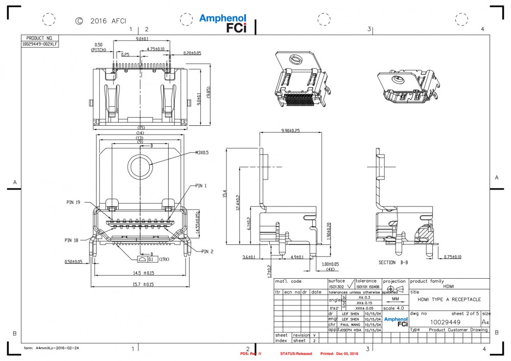 Amphenol 10029449 drawing page 2