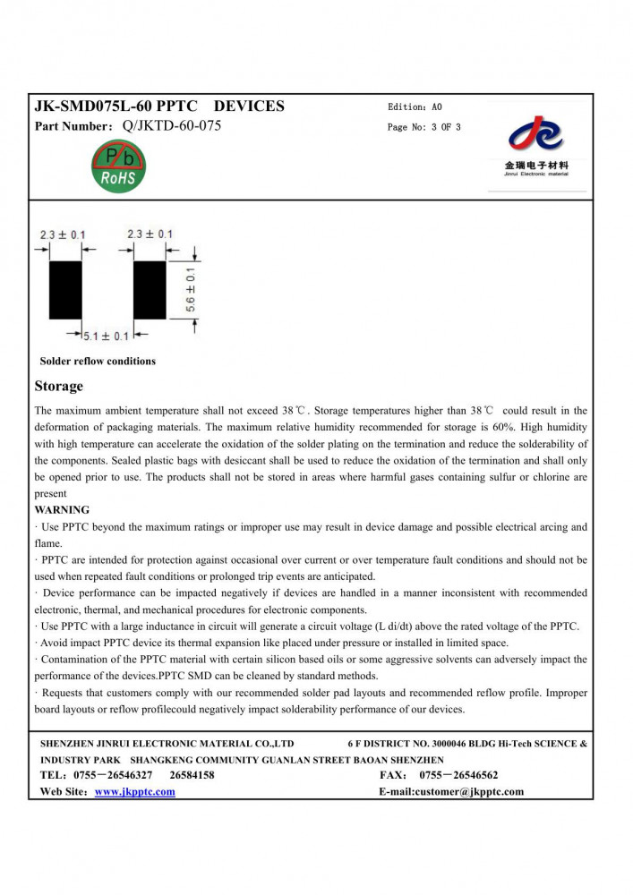 JK-SMD075L-60V datasheet page 3