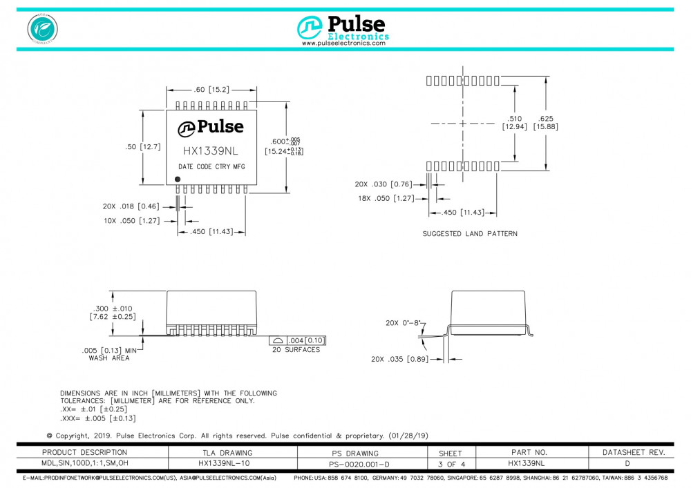 HX1339NL datasheet page 3