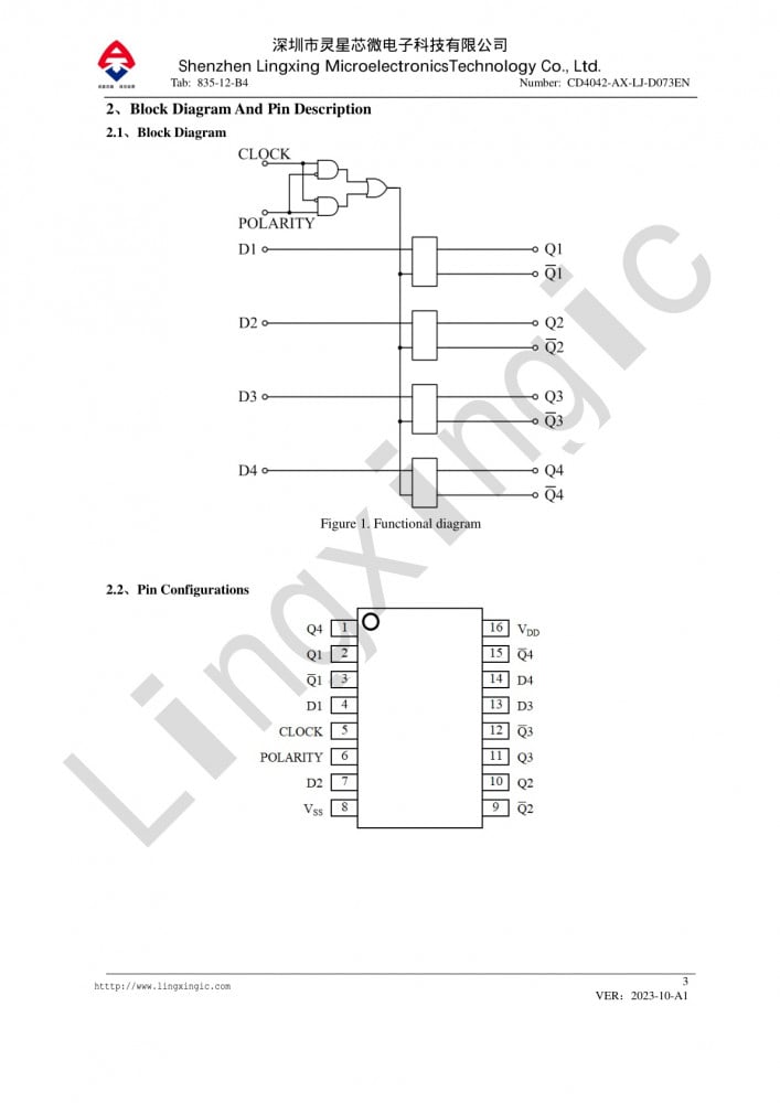 CD4042BM(LX) datasheet page 5