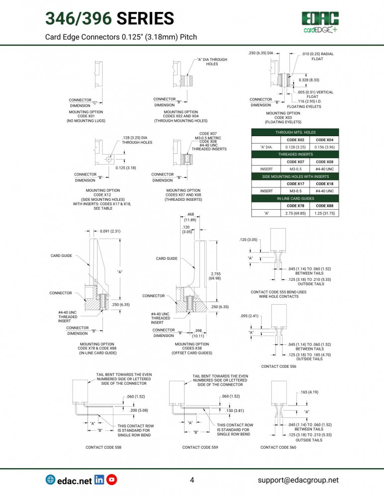 LEA NETWORKS connector technical document, page 4