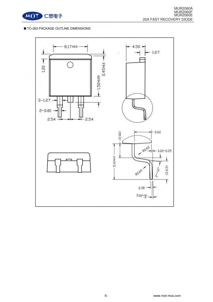 MUR2040F datasheet page 5