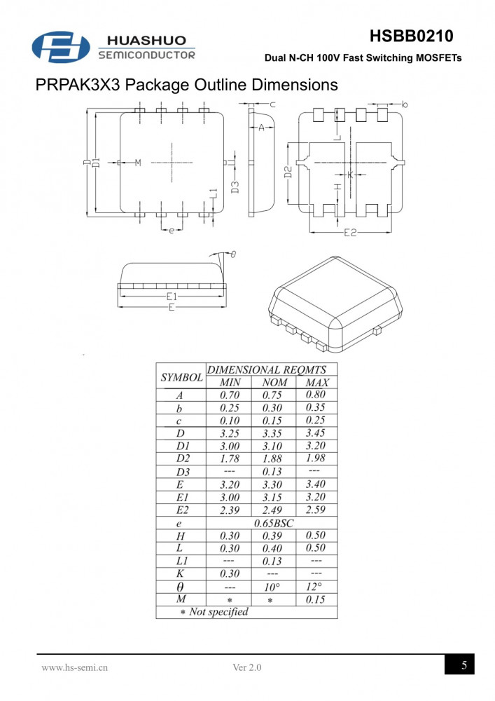 HSBB0210 datasheet page 5