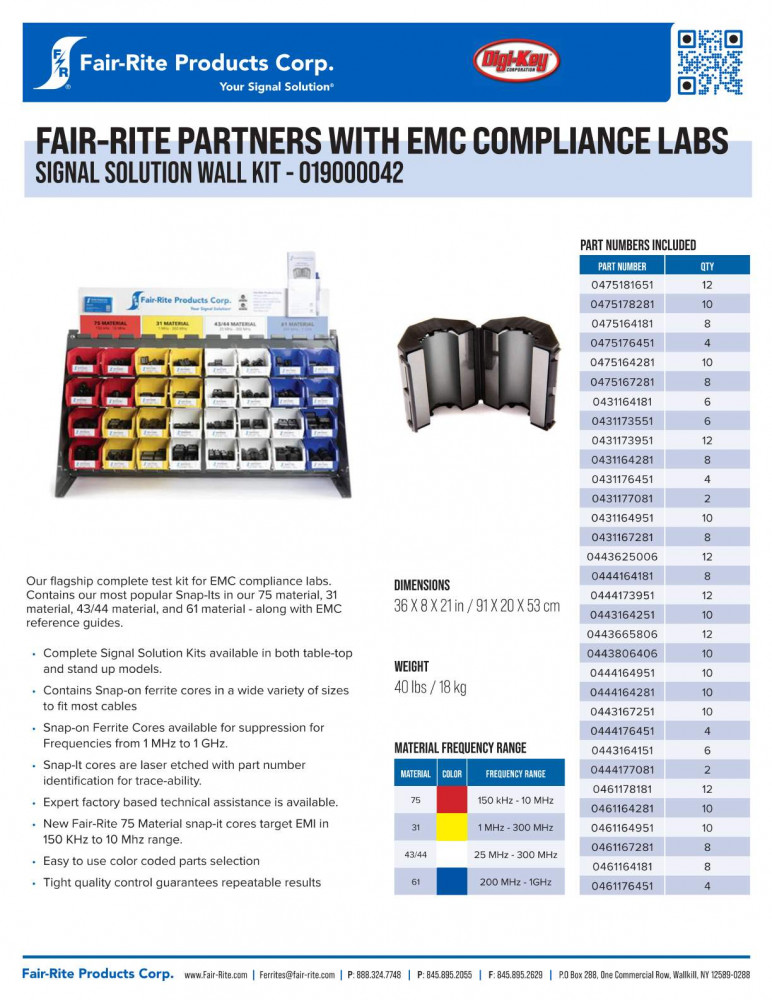 Signal Solution kit product document preview