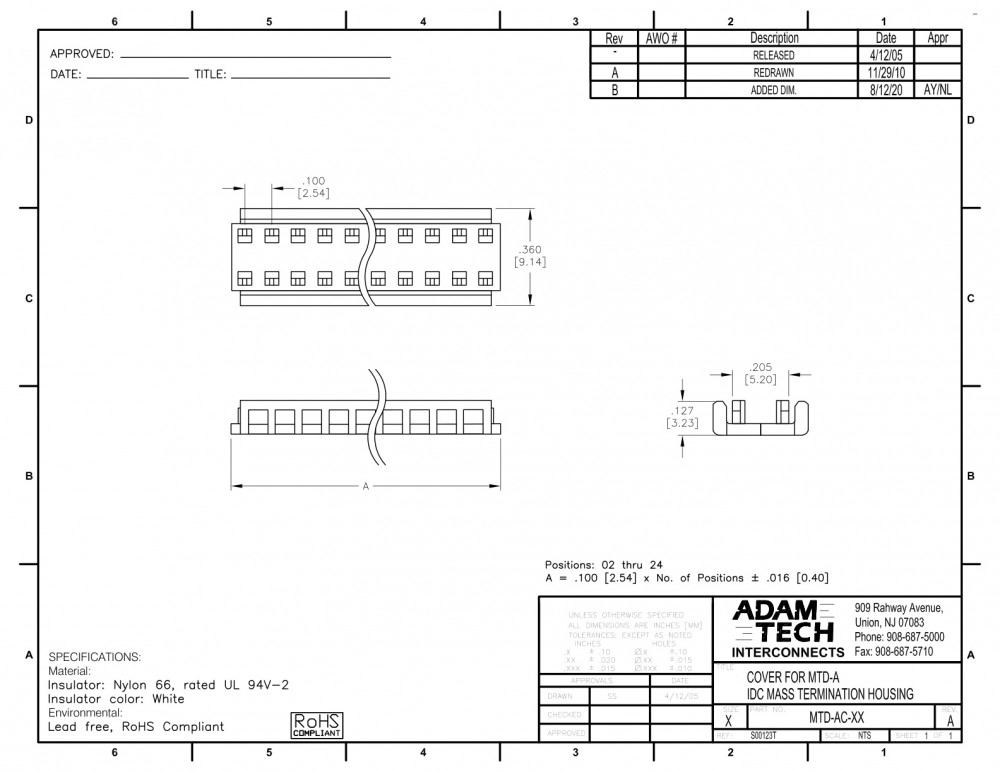MTD-AC-08 technical document page