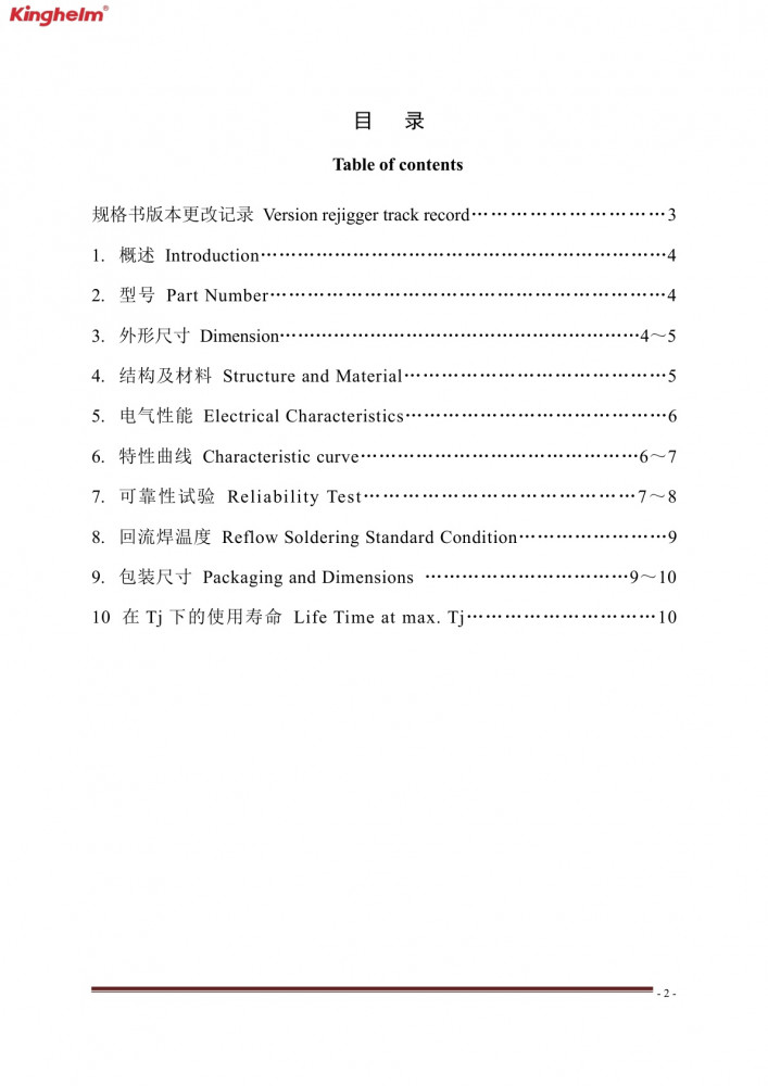 KH-LF3225-N215 datasheet page 2