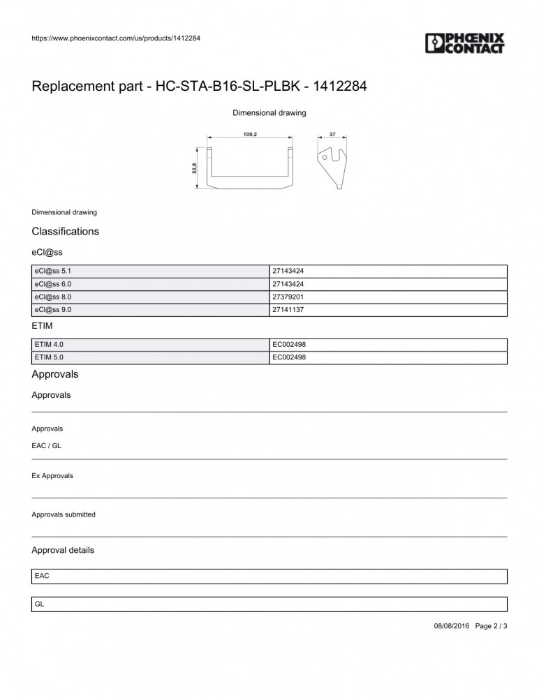 Phoenix Contact 1412284 technical document image 2