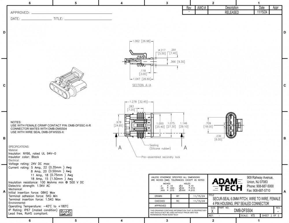 DMB-DFSS02 technical drawing page 3