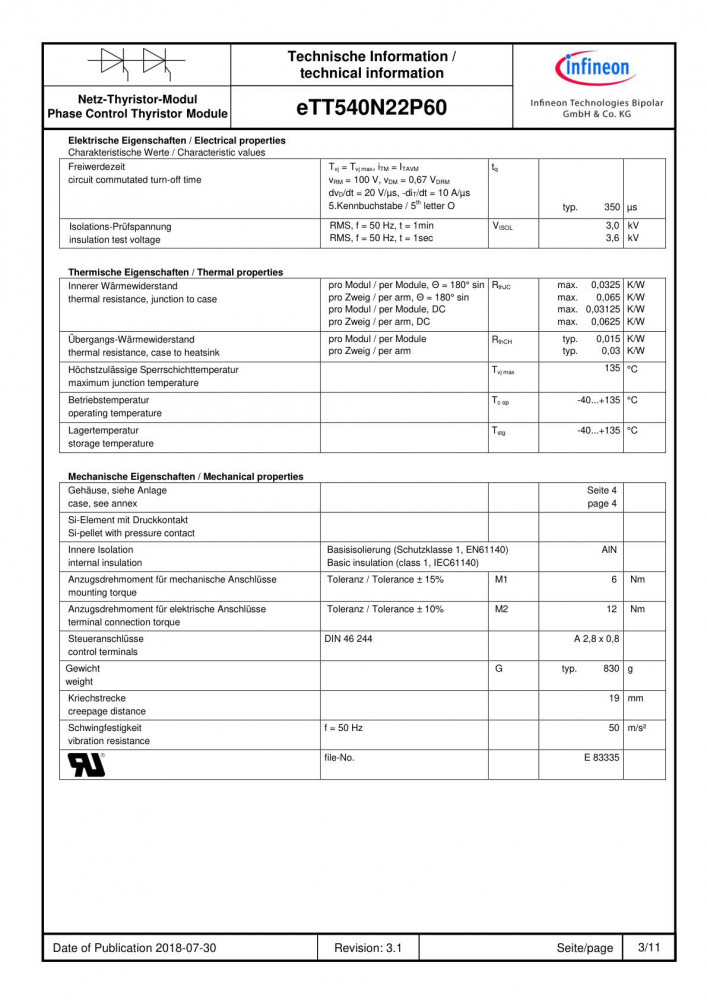 ETT540N22P60 datasheet page 3