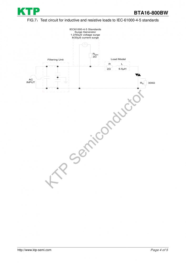 BTA16-800BW datasheet page 4