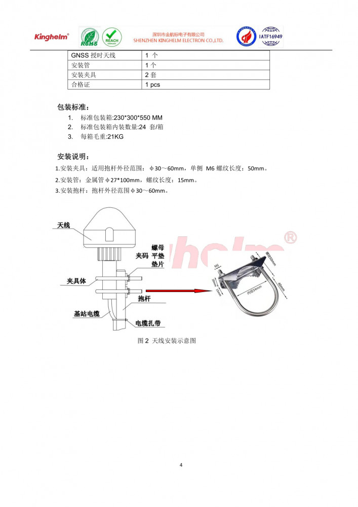 KH-GPS/BD-SS02 technical specification page 4