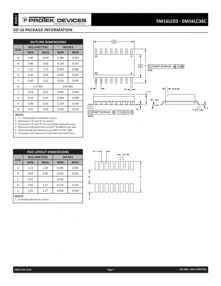 SM16LC15C-LF-T7 datasheet page 7
