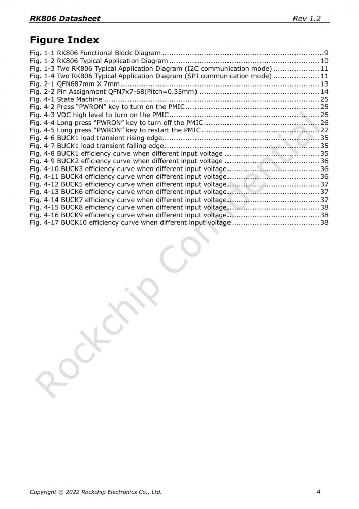 RK806 datasheet page 4