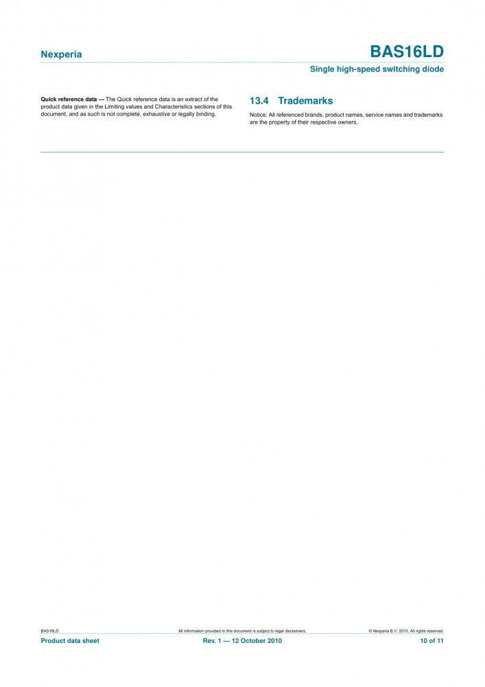 BAS16LD datasheet page 10