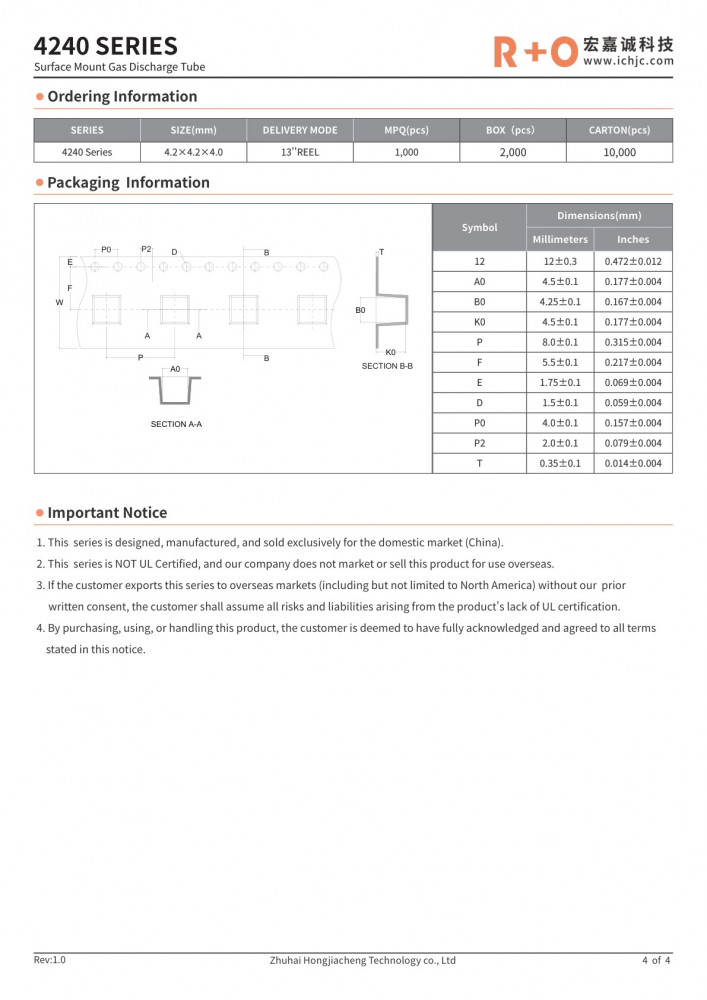 4240-090 datasheet page 4