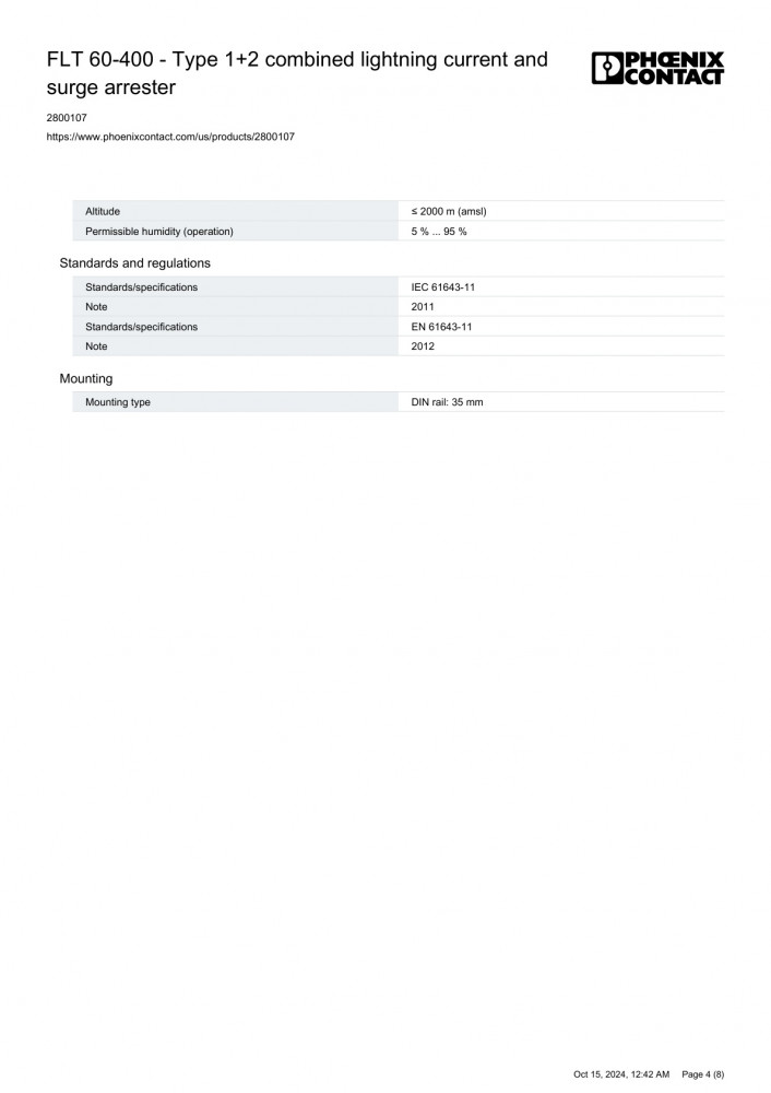 Phoenix Contact 2800107 technical document page 4