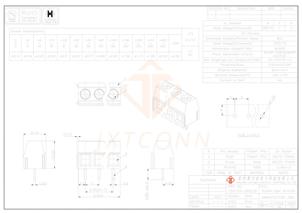 C50127V-2P0G36 technical document