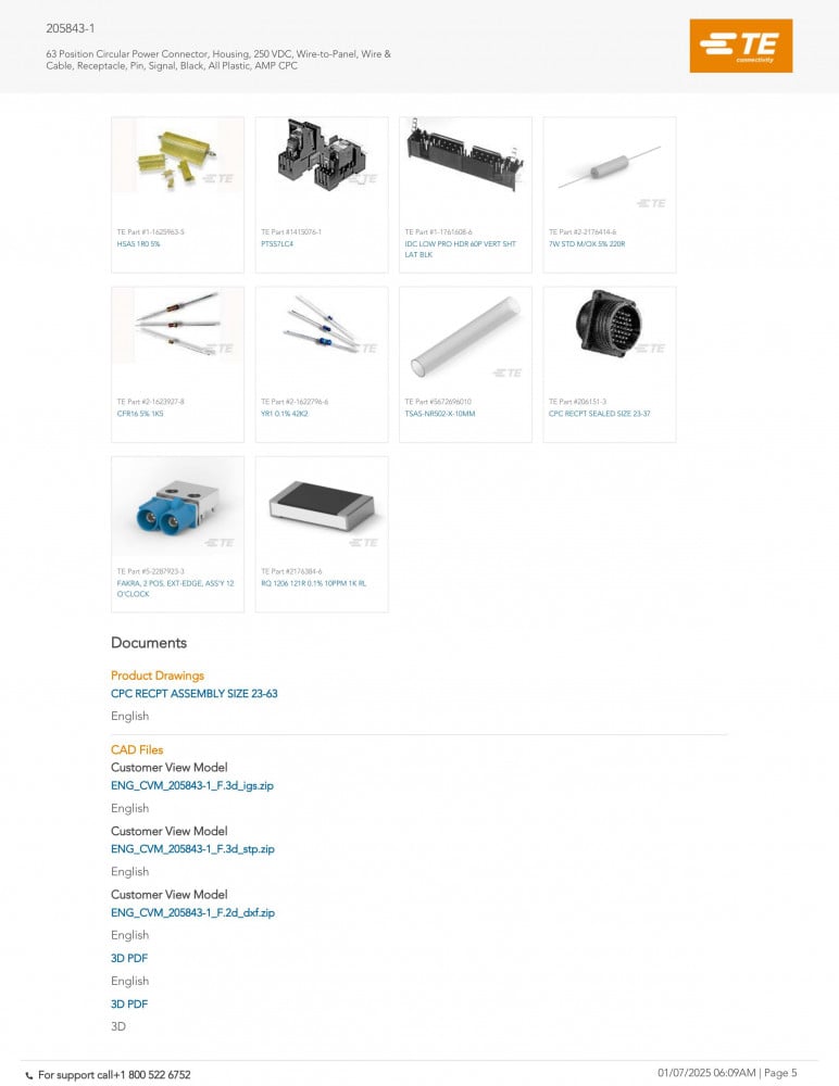 205843-1 technical document page 5