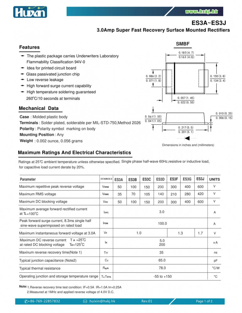 ES3J technical document page 1