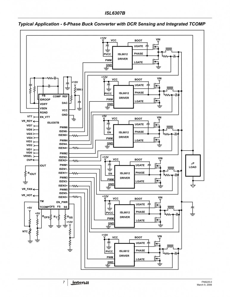 ISL6307BIRZ technical document page 7
