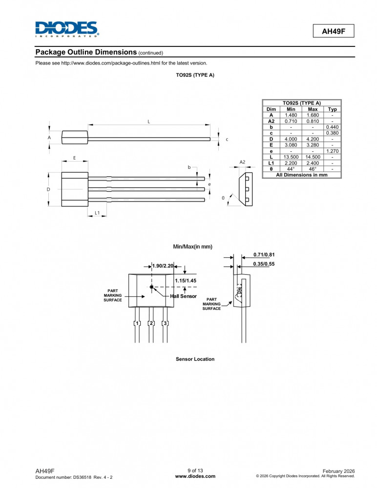 AH49F datasheet page 9