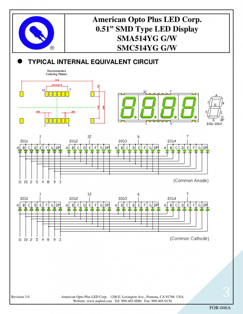 SMC514YG datasheet page 3