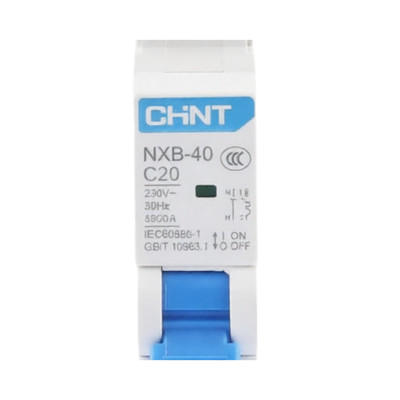 CHINT OUVR-2 40A 1P+N Miniature Circuit Breaker